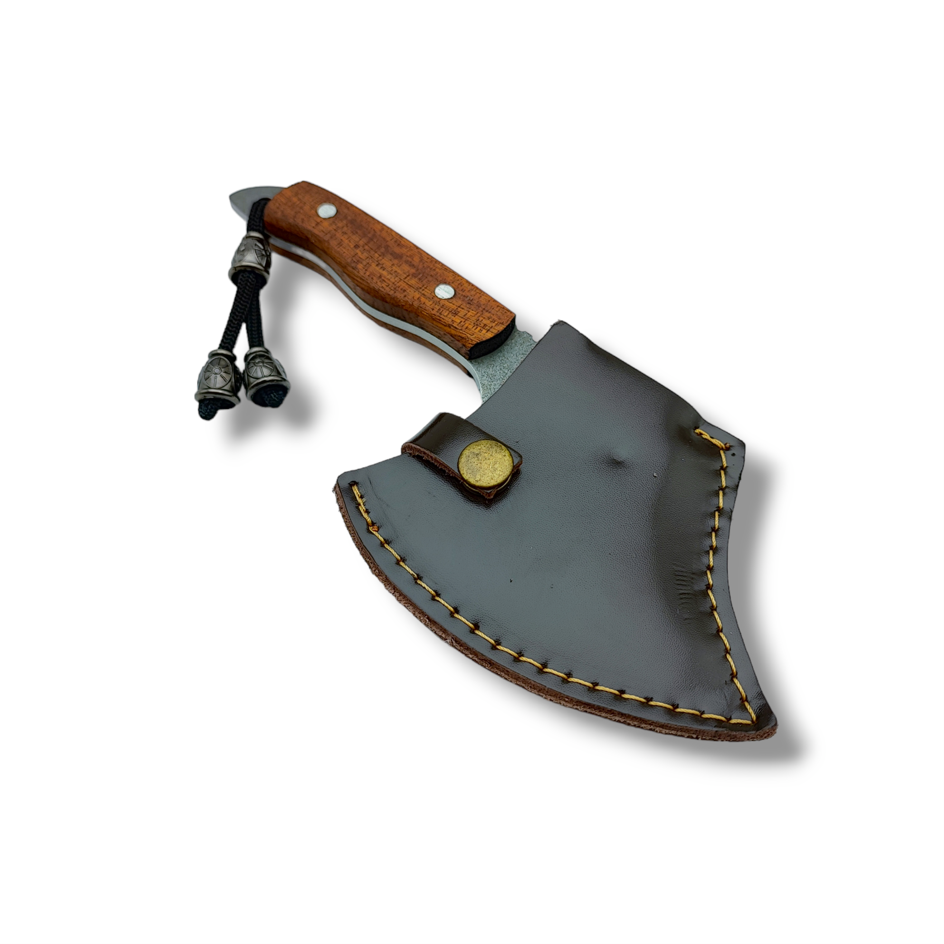 El Yapımı Mini Kamp Baltası A.Ş 4116 Steel Sapelli - Bıçak Şehri